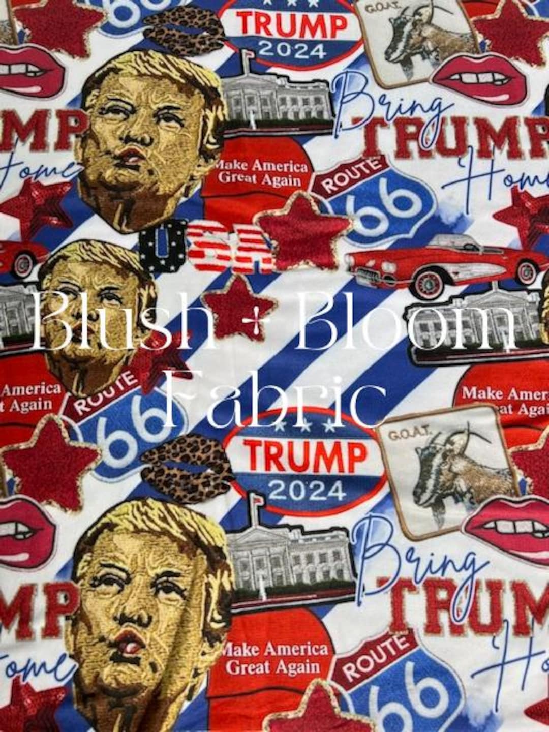 Trump Novelty Fabric: Printed DBP Knit, 4-way Stretch - Etsy