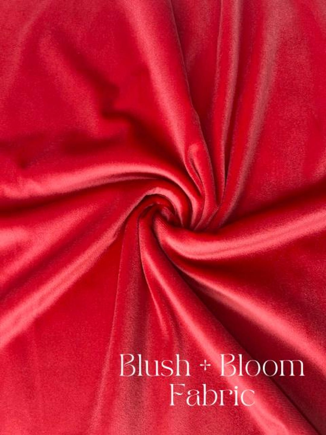 Red Velvet Stretch Fabric: Buttery Soft Velour, 2-way Stretch - Etsy