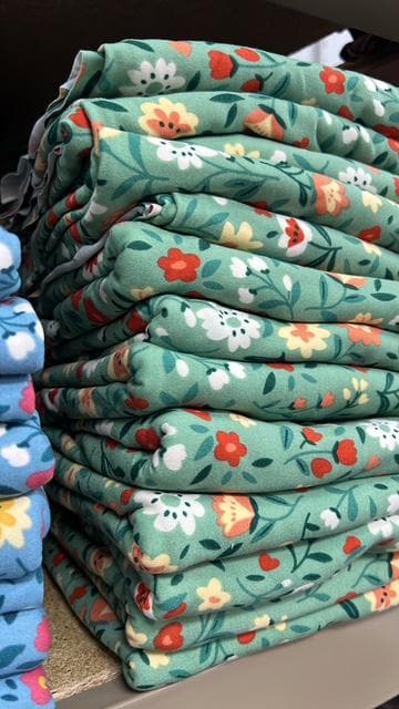 Vintage Spring Floral DBP Knit Fabric: Soft & Stretchy by the Yard ...
