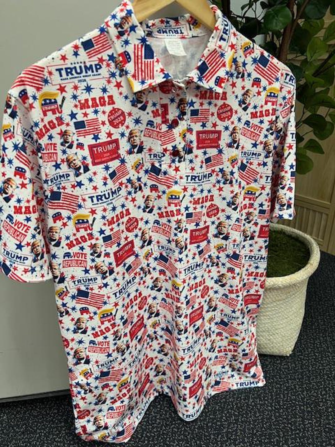 Trump 2028 MAGA Polo Shirt: Soft Poly-spandex Golf Apparel - Etsy