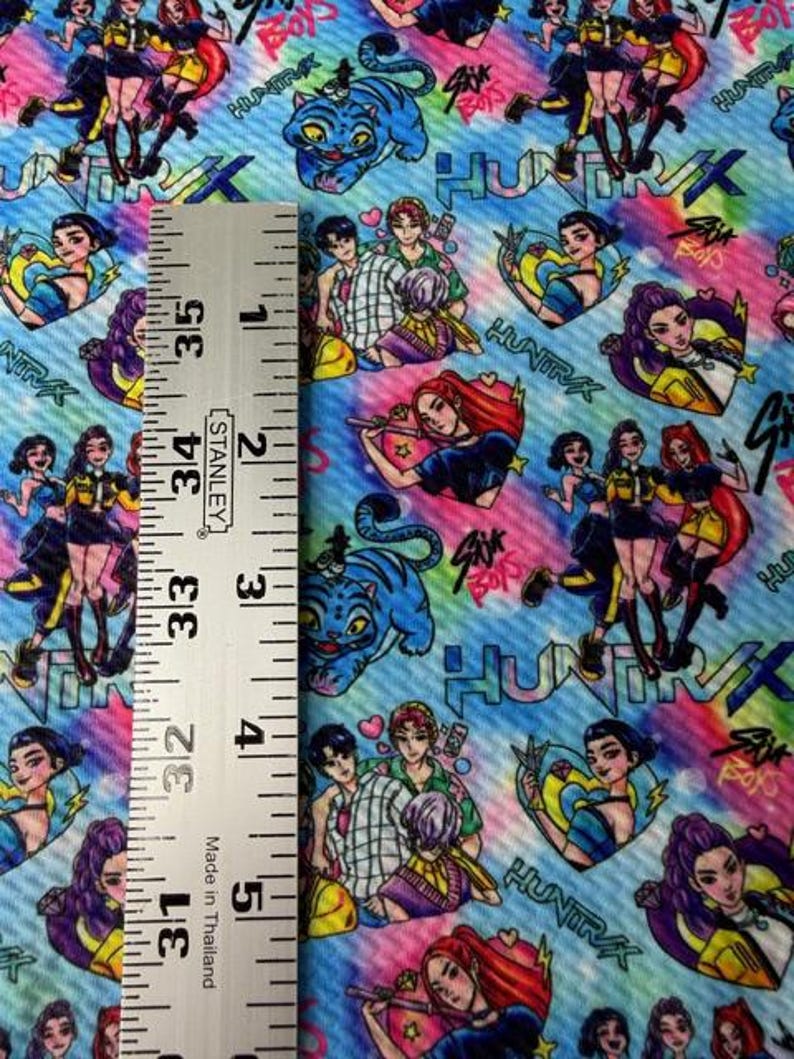 Anime Character Fabrics Bullet Fabric by the Yard | Bullet Textured ...