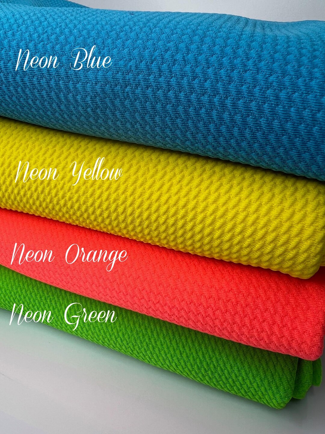 Bullet Neon Knit Fabrics | Summer Collection | Stretchy | Beautiful ...