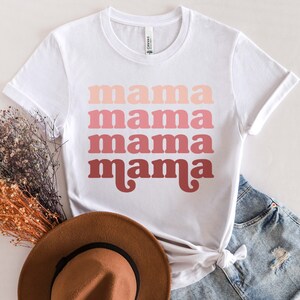 Retro Mama SVG PNG, Stacked Mama Svg, Blessed Mom Svg, Mom Life Svg ...