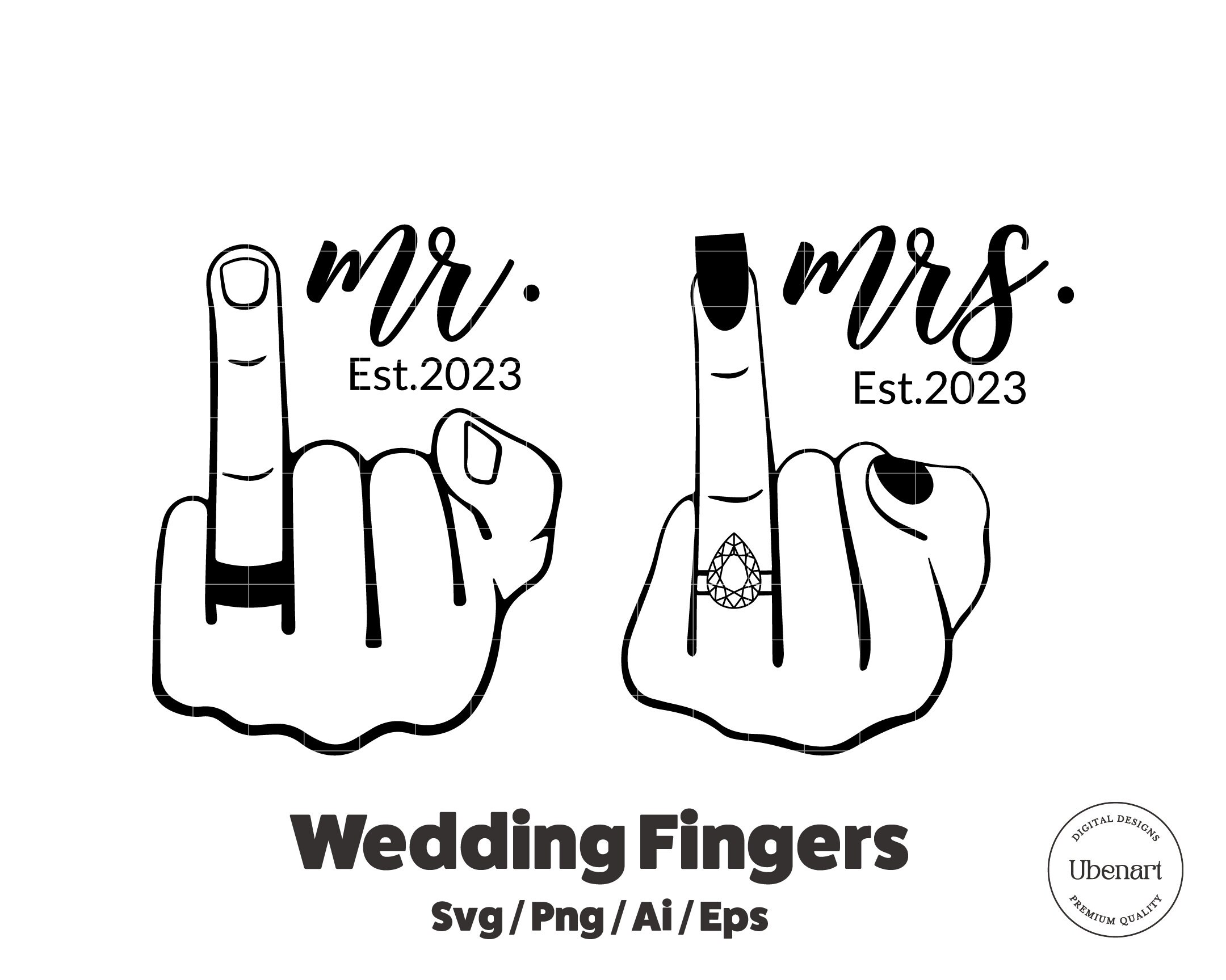 Wedding Finger Svg, Engaged Finger Svg, Wifey Diamond Ring, Wedding ...
