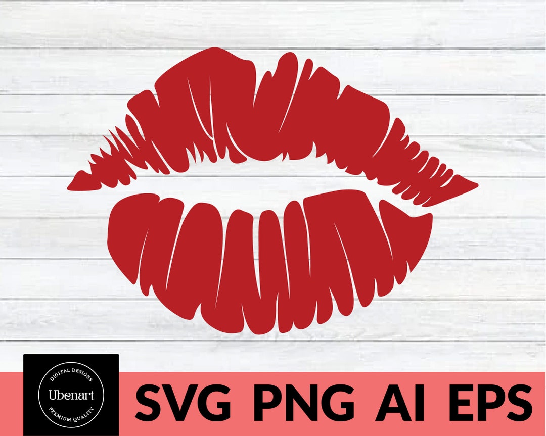 Red Lips Svg, Lips Svg, American Lips Svg, Kiss Svg, Lipstick Svg, Kissy Lips Svg, Kiss Design ...