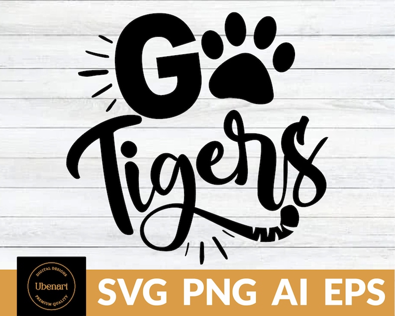 Go Tigers Svg Tigers Football Svg Tigers Svg Football Mom - Etsy