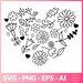 Flower Heart Svg, Spring Svg, Heart Wreath Svg, Heart Svg - Etsy