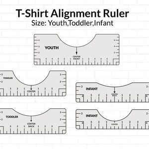 Tshirt Ruler Svg Bundle, Tshirt Placement Ruler Bundle, Tshirt ...