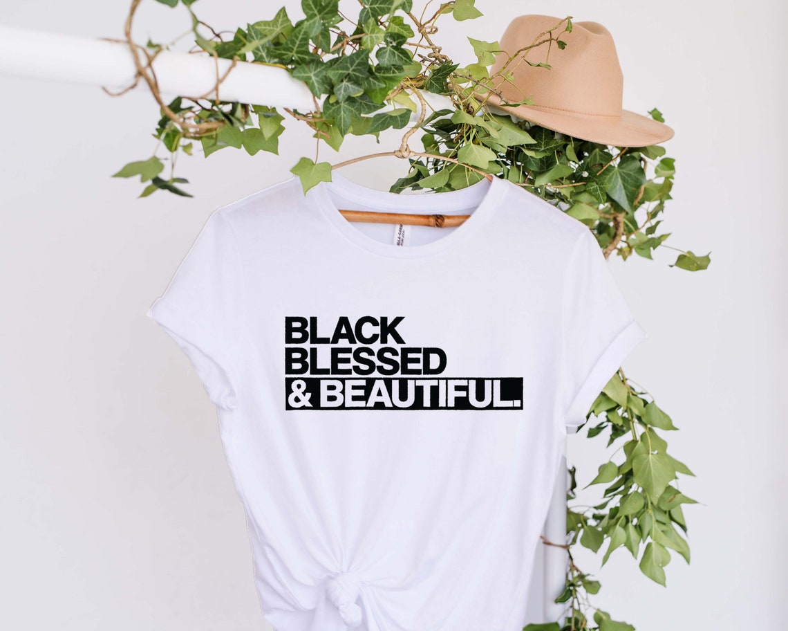 Black Blessed and Beautiful SVG PNG, Black Queen Svg, Black King Svg ...