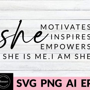 I Am She Svg, She is Me Svg, She is Strng Svg, Entrepreneur Svg ...