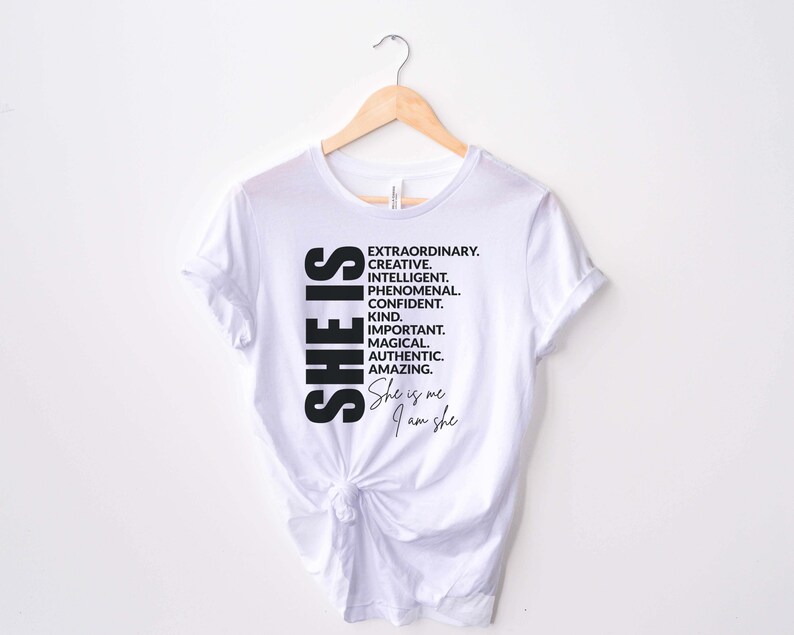 She is Svg Woman Affirmation Svg Positive Svg She is - Etsy