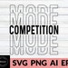 Competition Mode SVG PNG, Cheer Shirt Svg, Cheerleader Svg Files, Game ...