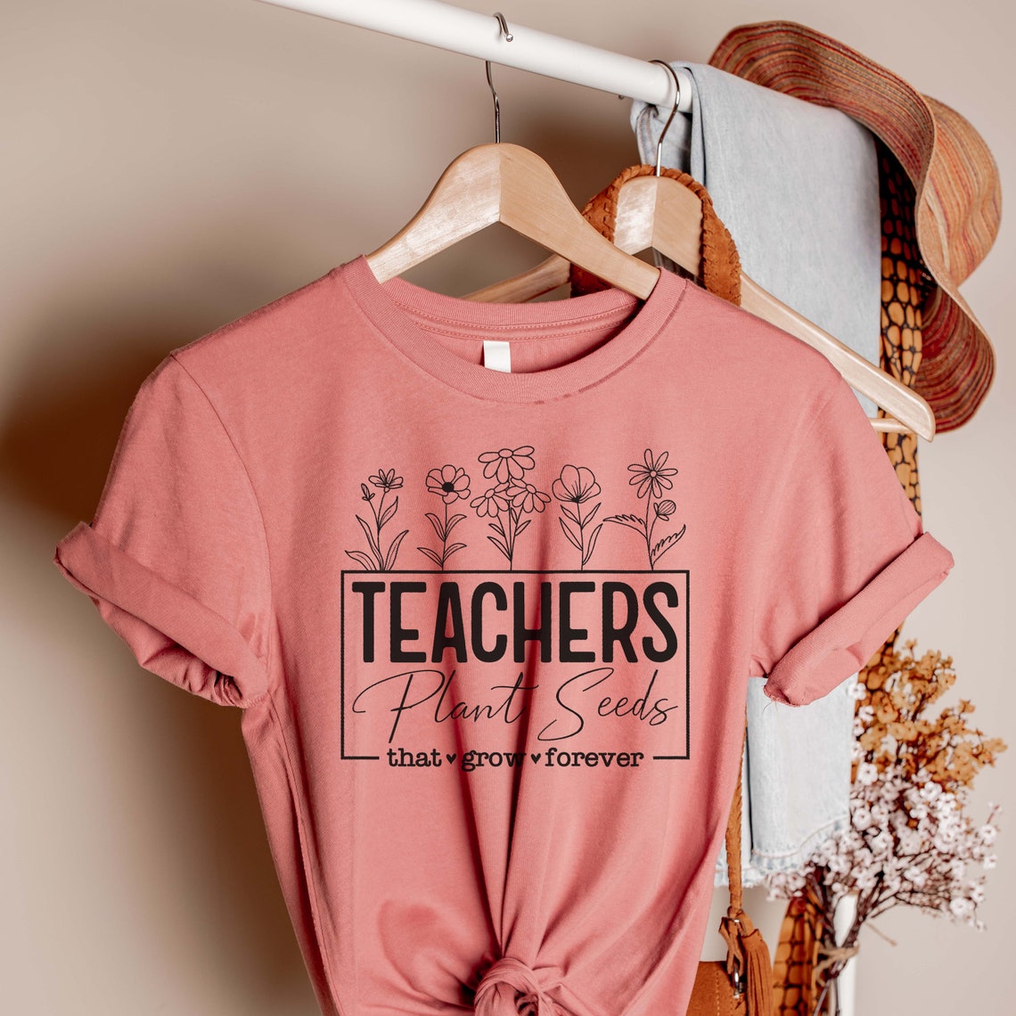 Teachers Plant Seeds That Grow Forever Svg Best Teacher Ever Etsy