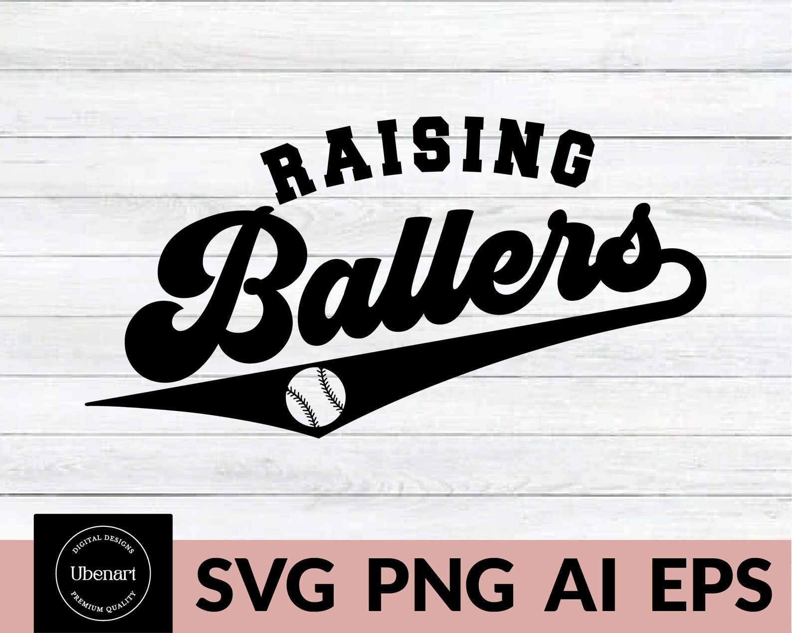 Raising Ballers SVG PNG, Baseball Mom Svg, Baseball Mama Svg, Trendy ...