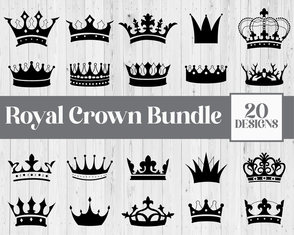 Royal Crown Svg, Princess Tiara Svg, King Crown Svg, Queen Crown Svg ...