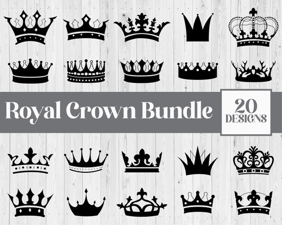 Royal Crown Svg Princess Tiara Svg King Crown Svg Queen - Etsy