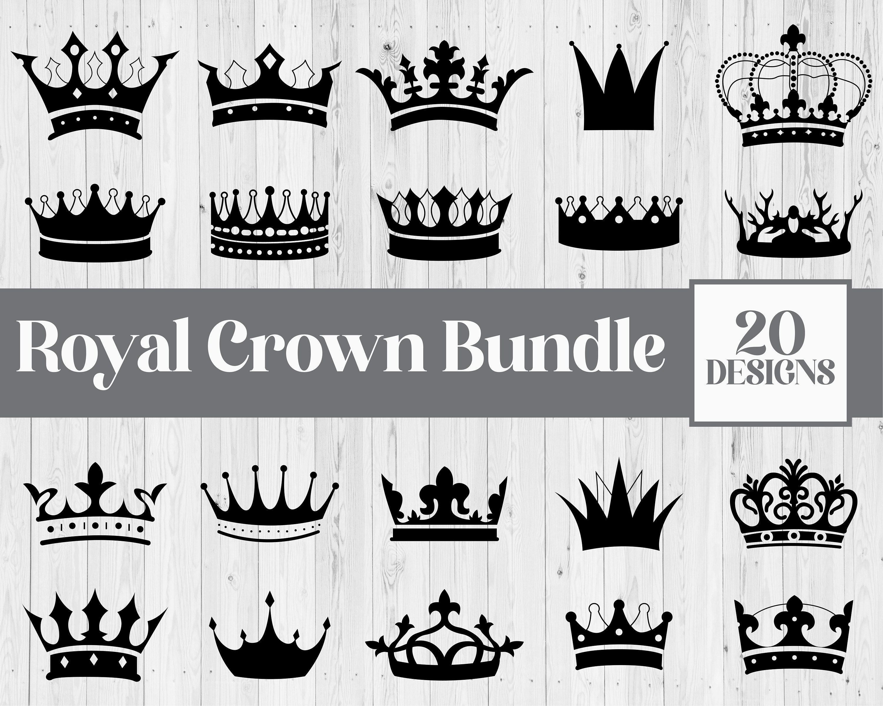 Royal Crown Svg Princess Tiara Svg King Crown Svg Queen - Etsy
