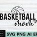 Basketball Mom SVG PNG, Basket Hoop Svg, Basketball Mama Svg ...