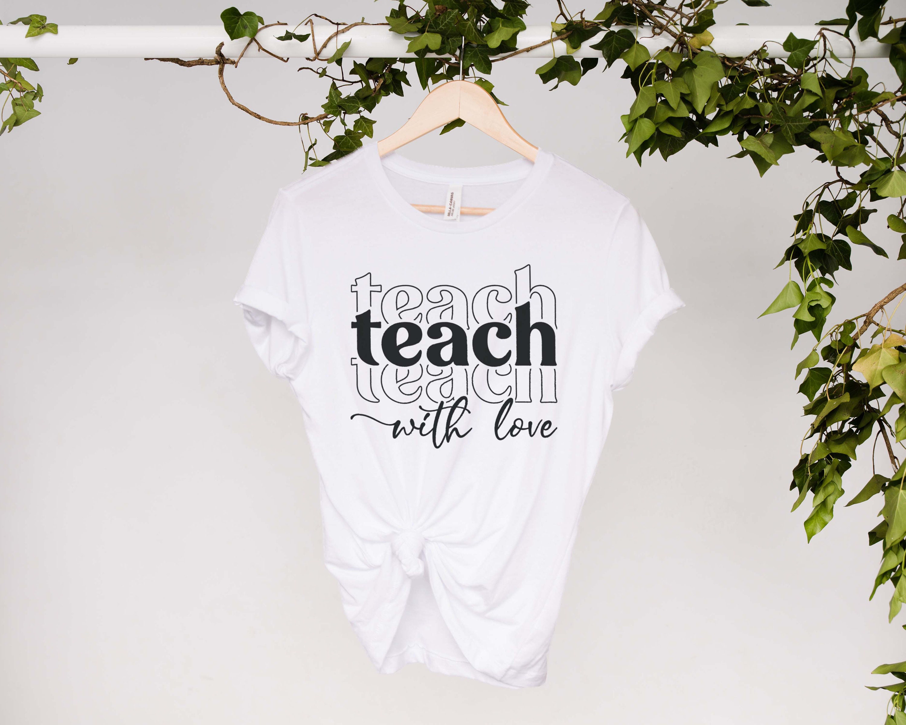 Teach With Love SVG PNG Teacher Life Svg Teacher Quotes Svg - Etsy