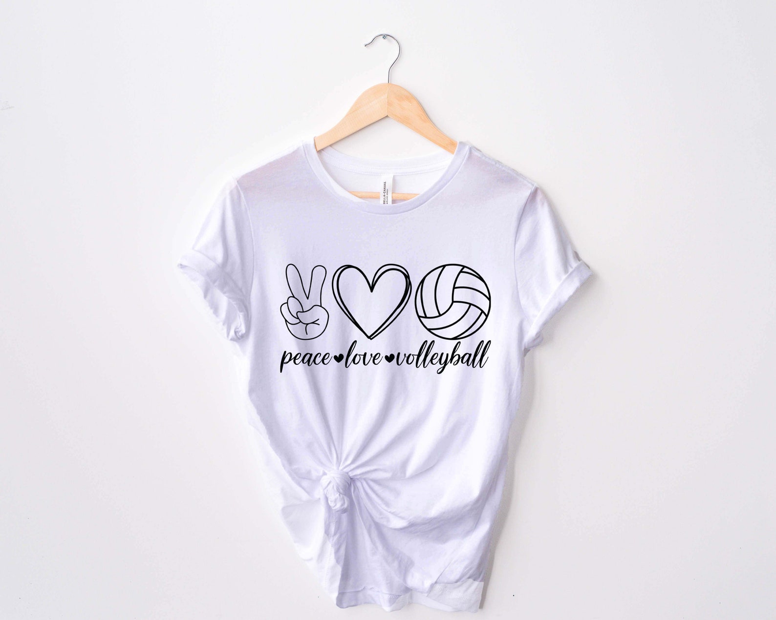 Peace Love Volleyball SVG Volleyball Svg Volleyball Mom Svg - Etsy