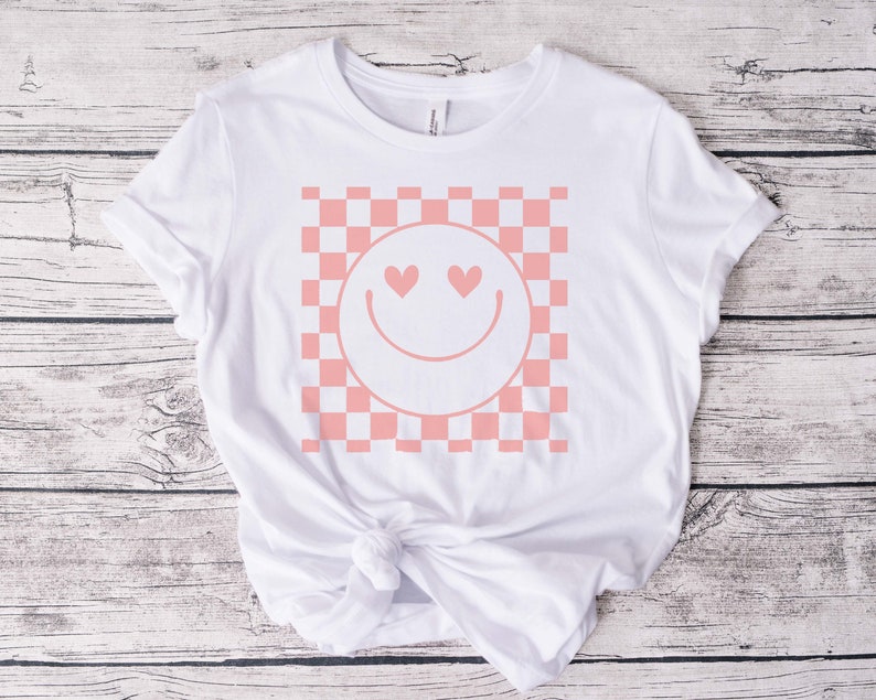 Checkered Smiley Face Svg Bundle Checkered Pattern Svg - Etsy