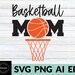 Basketball Mom SVG PNG, Basket Hoop Svg, Basketball Mama Svg ...