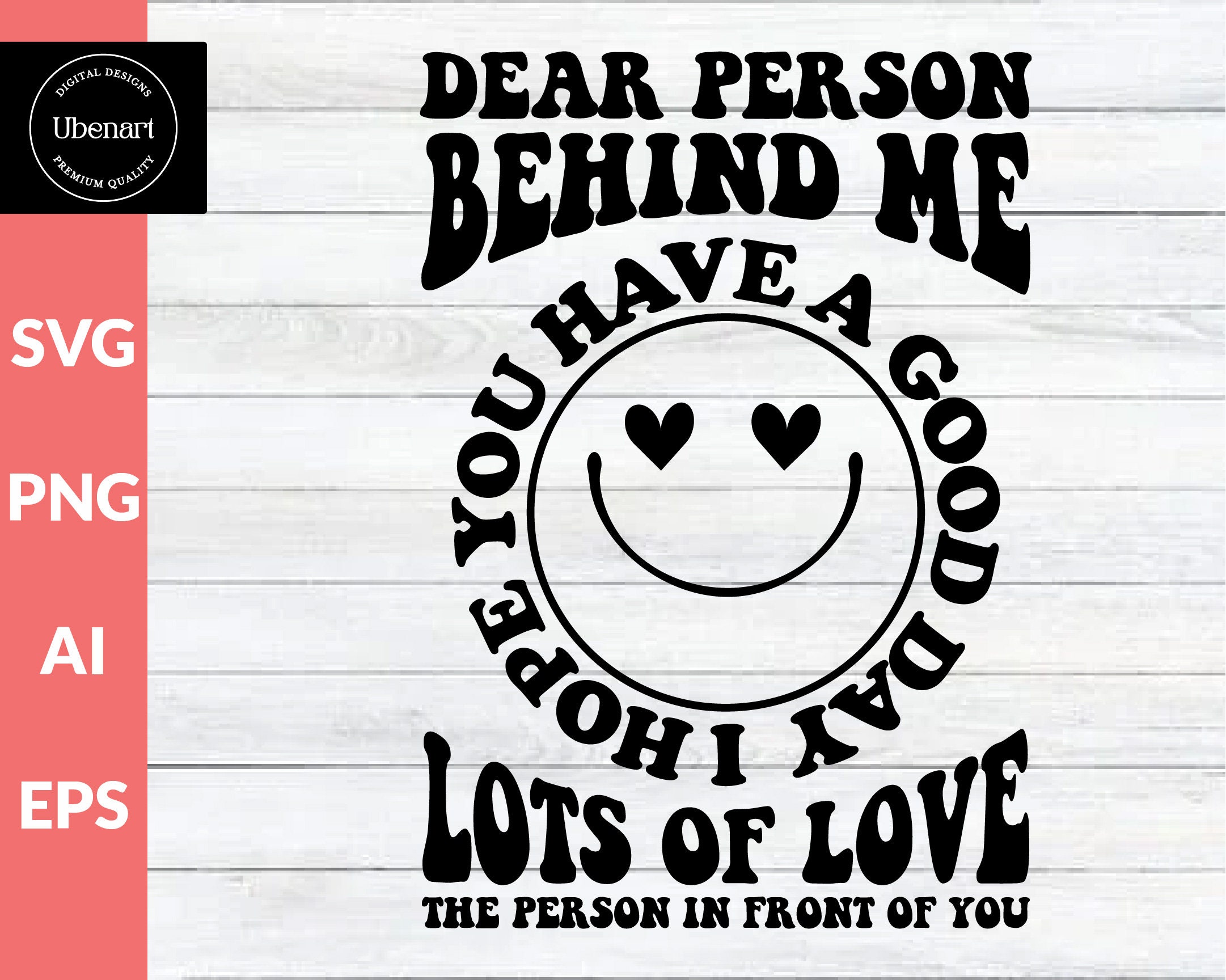 Dear Person Behind Me Svg Smiley Face Svg Back of Hoodie - Etsy