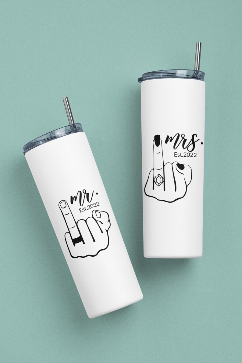 Wedding Finger Svg Engagement Ring Svg Mr and Mrs Est 2022 - Etsy