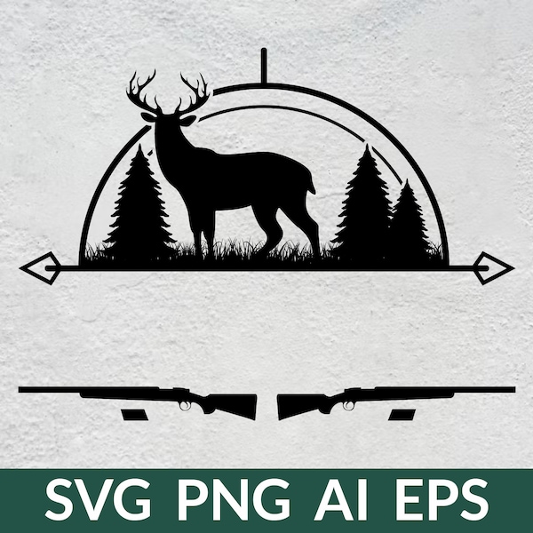 Deer Rifle Svg - Etsy