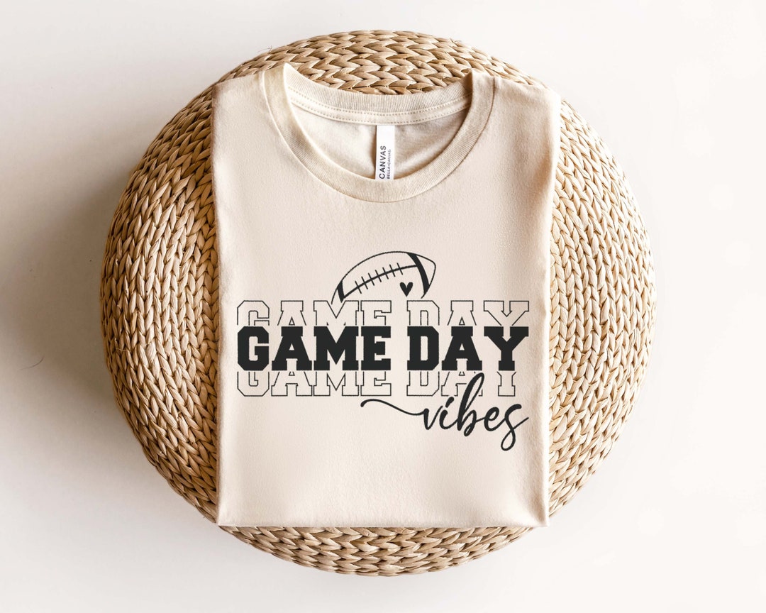 Game Day Vibes Svg, Football Game Day Svg, Football Svg, Game Day Svg ...