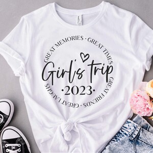 Girl’s Trip 2023 Svg, Girl’s Weekend 2023 Svg, Girls Vacation Svg ...