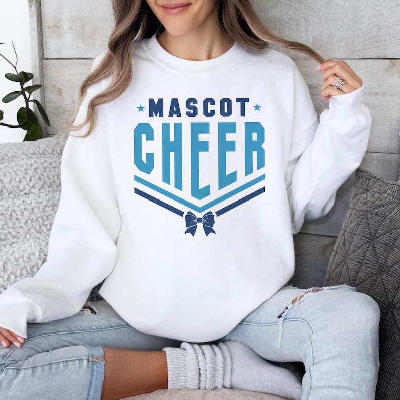 Cheer Team Template Svg Png, Mascot Cheer Svg Png, Cheer Bow Svg, Cheer ...