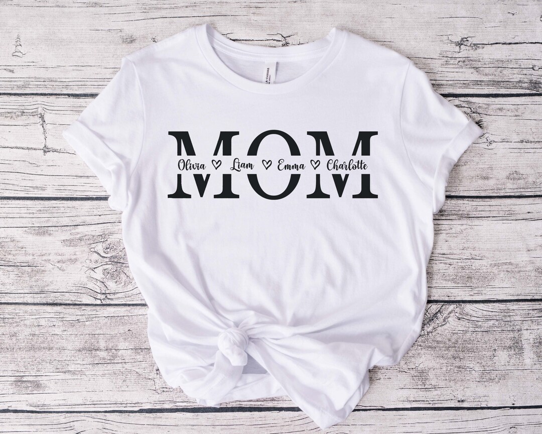 Mom Monogram Svg, Mom Split Name Frame Svg, Mom Name Svg, Last Name Svg ...