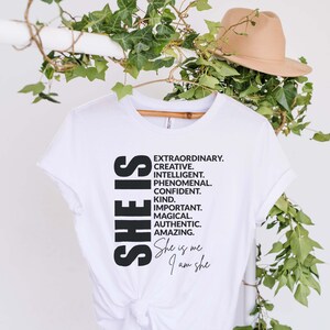 She is Svg, Woman Affirmation Svg, Positive Svg, She is Creative Svg ...