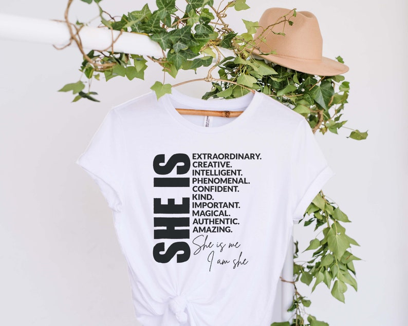 She is Svg Woman Affirmation Svg Positive Svg She is - Etsy