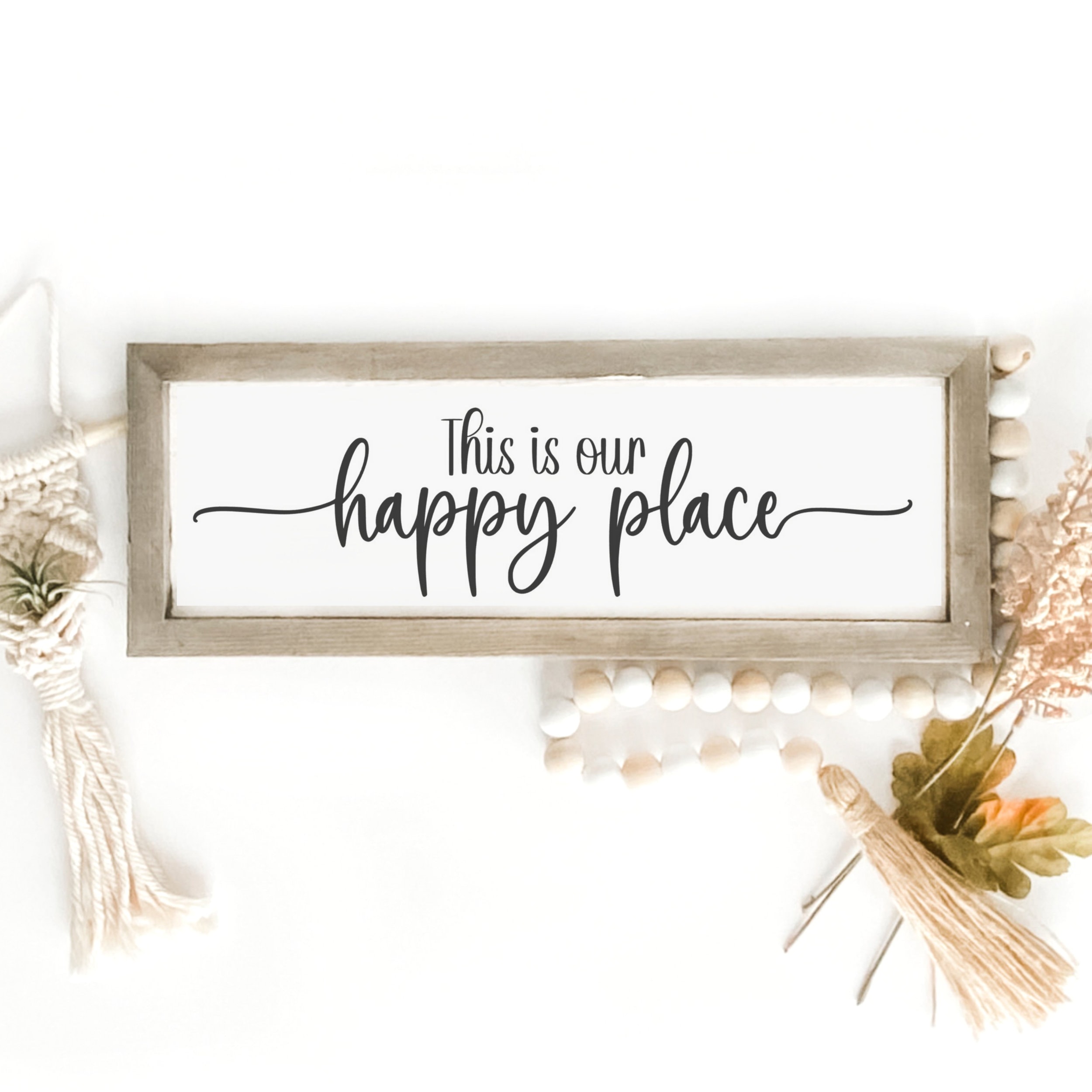This is Our Happy Place | Printable Sign | Instant Digital Download ...