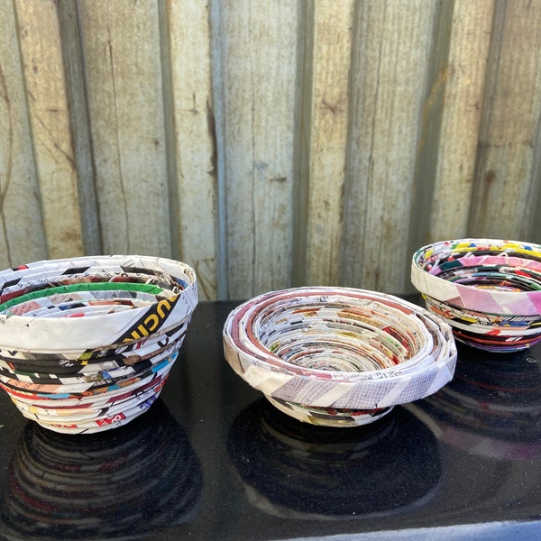 Recycled Bowls - Etsy