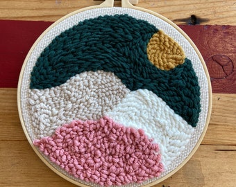 Sunset Punch Needle - Etsy