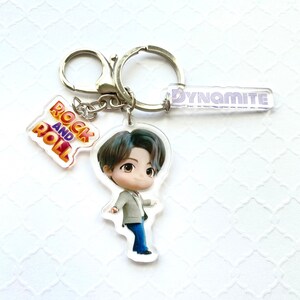 BTS Tinytan (dynamite) Keychain - Etsy