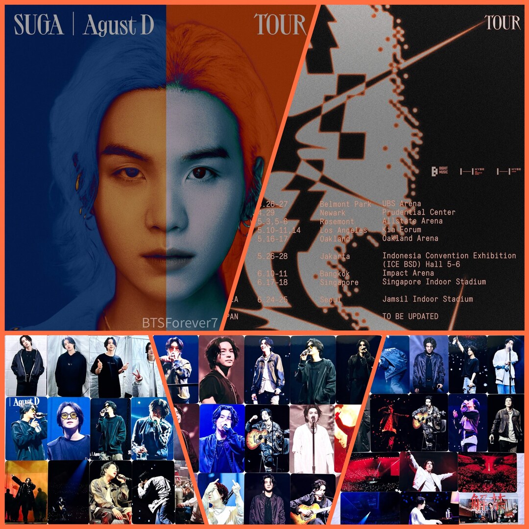 Suga | Agust D Photocard Set - Etsy UK