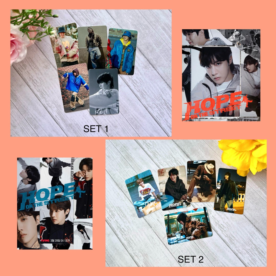 J-hope 'hope on the Street' Photocard Set- 2 SETS - Etsy