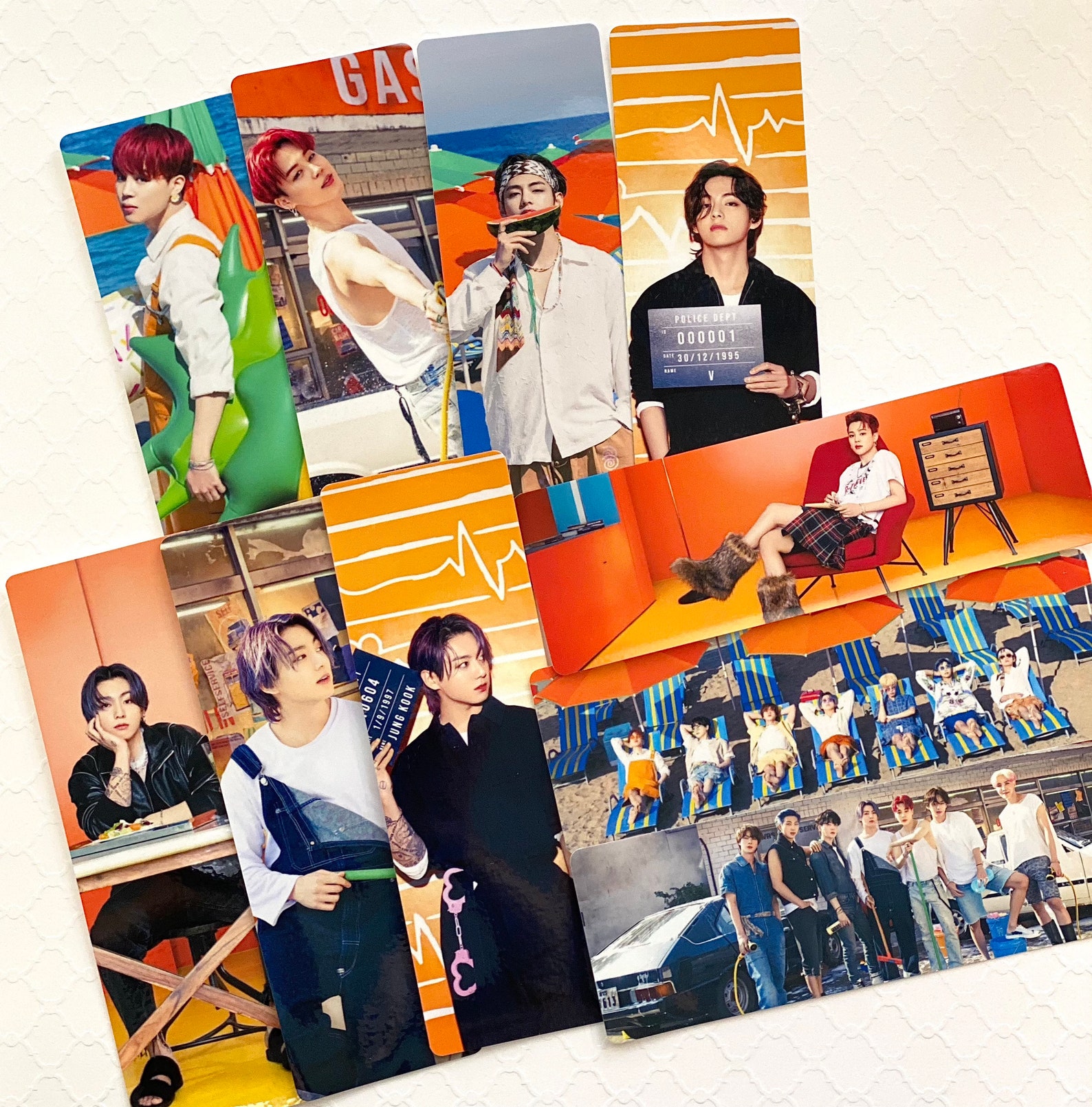 CUSTOM BTS Bookmarks One Bookmark per Order - Etsy