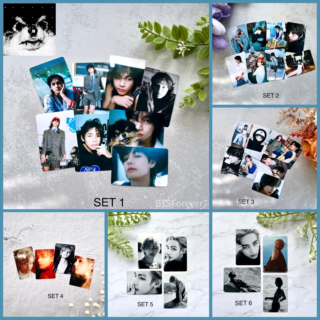 BTS V 'layover' Photocard Set - 6 SETS - Etsy