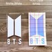BTS and ARMY Logo Shield Vinyl Decal Sticker for Car Window - Etsy UK