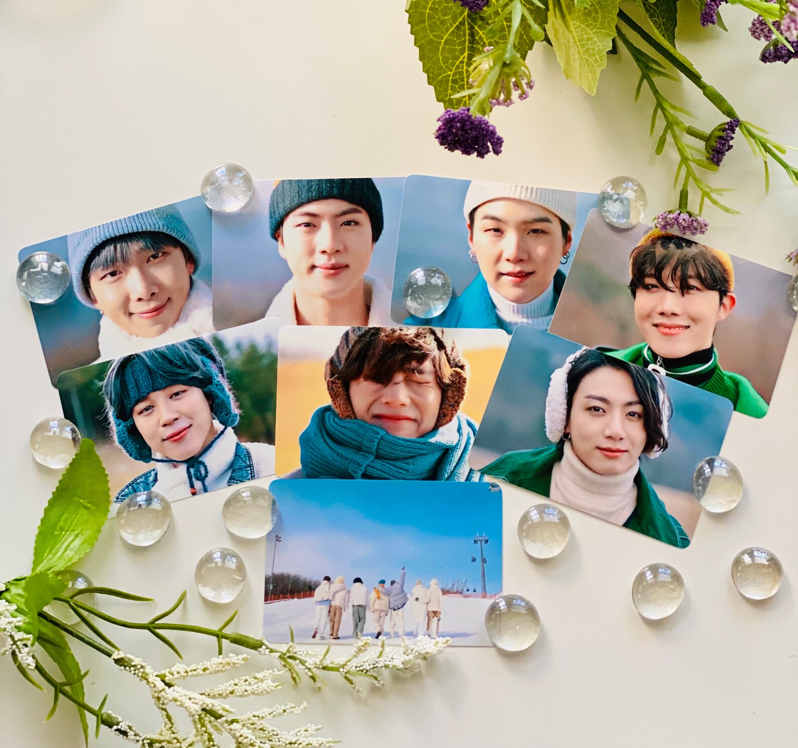 BTS 2021 Winter Package Photocard Set 8 Pcs | Etsy