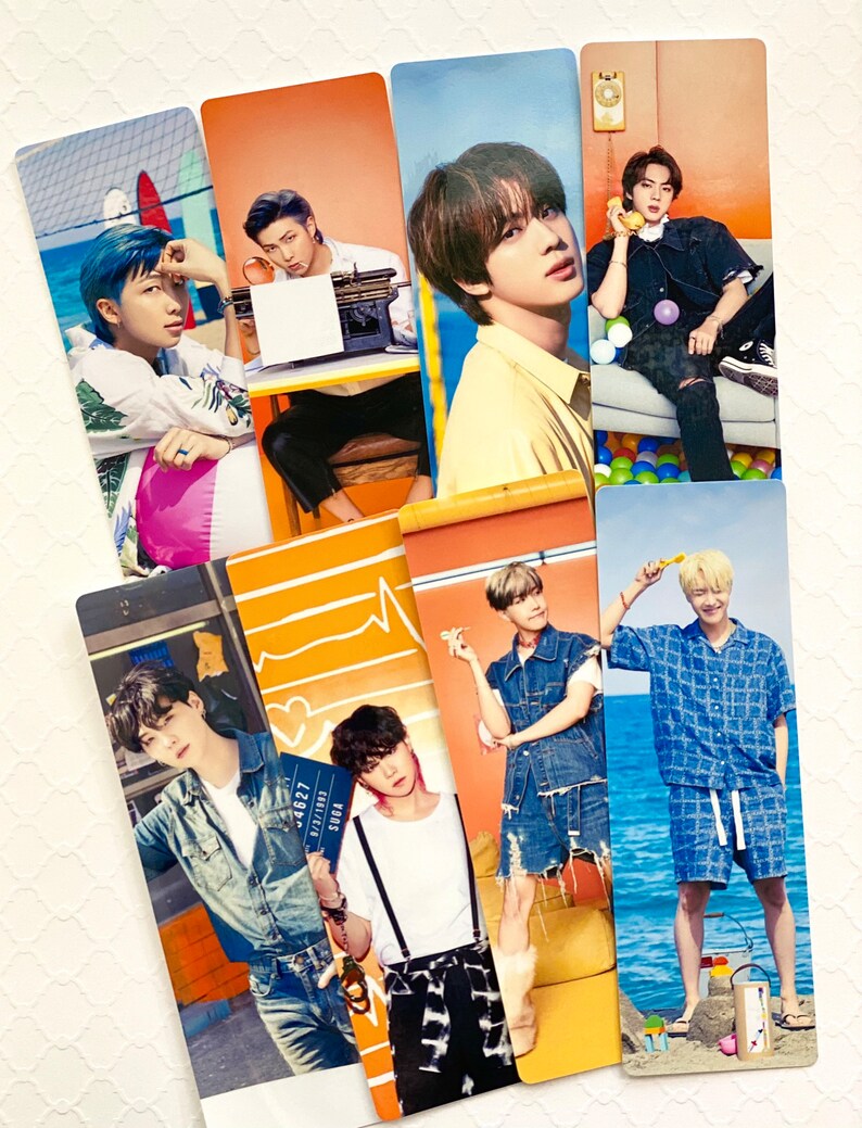 CUSTOM BTS Bookmarks One Bookmark per Order - Etsy