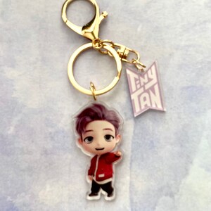 BTS Tinytan (MIC Drop) Keychain With Customized Pompom Option - Etsy