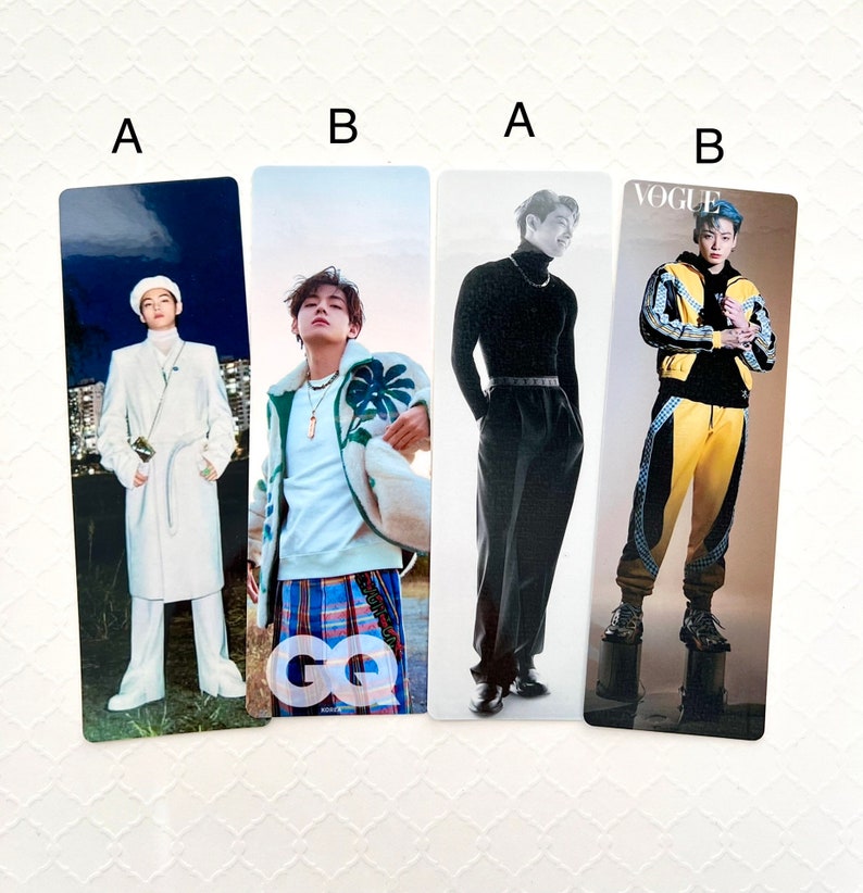 CUSTOM BTS Bookmarks One Bookmark per Order - Etsy