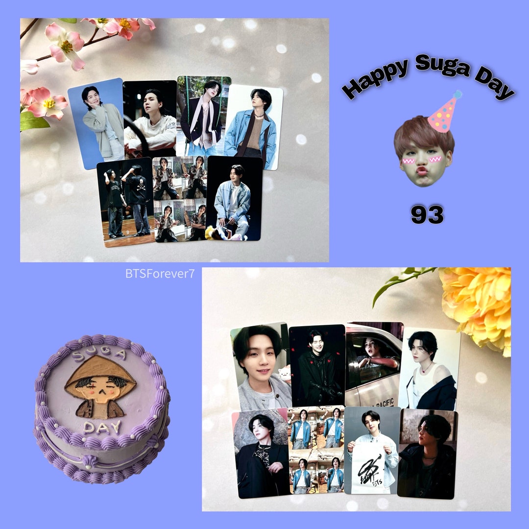 BTS 2024 Suga Day Photocard Set- 2 SETS - Etsy