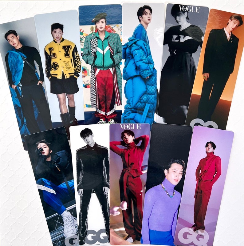 CUSTOM BTS Bookmarks One Bookmark per Order - Etsy